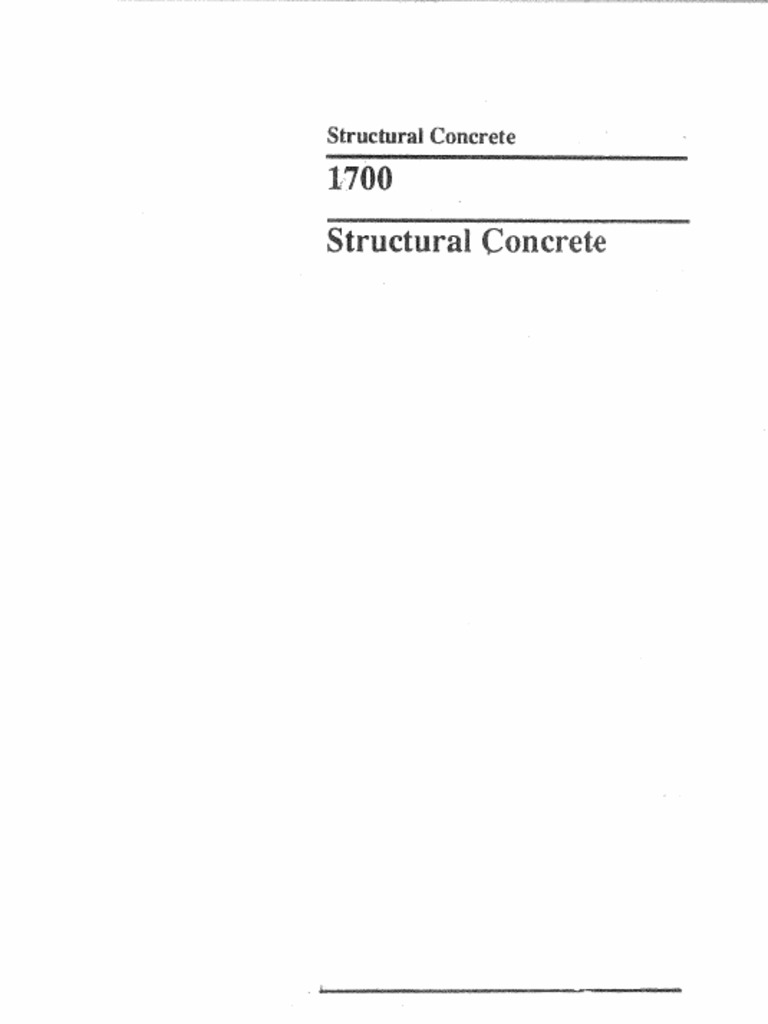 1700 Structural Concrete | PDF