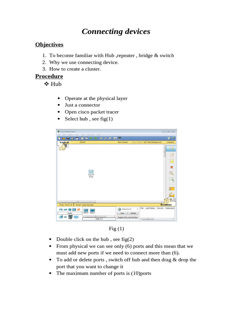 Connecting Devices | PDF | Network Switch | Computer Networking