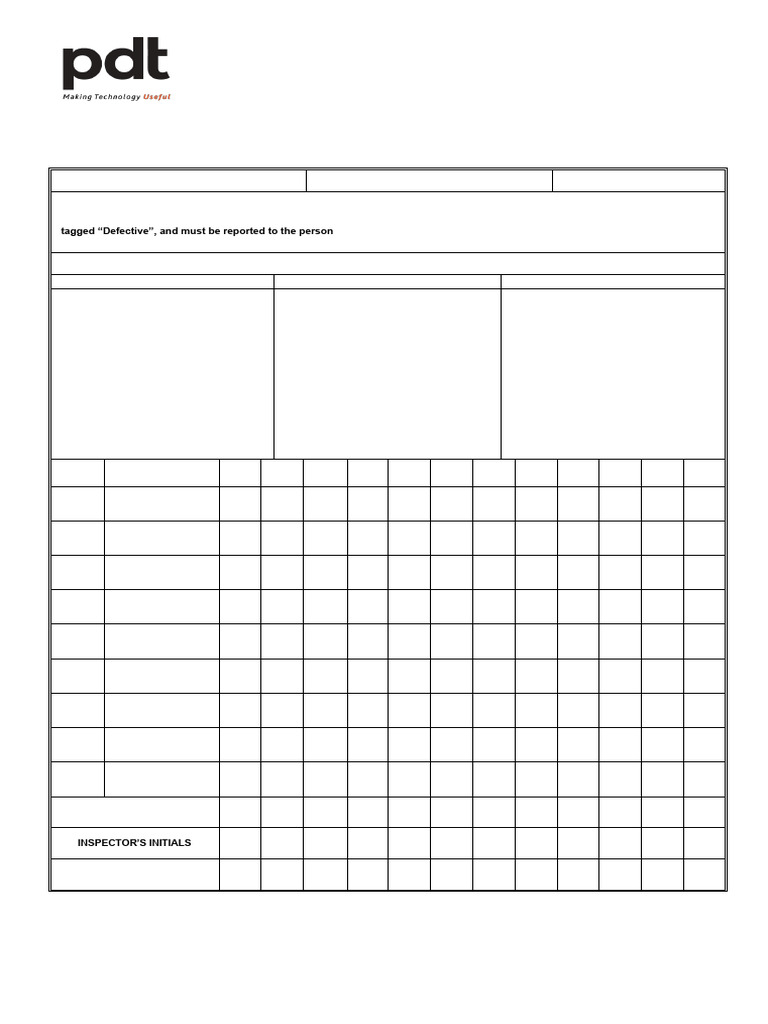 Firefighting Equipment Inspection Checklist | PDF