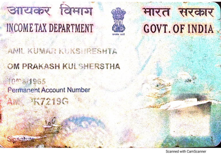 Pan Anil Kumar Kulshrestha | PDF