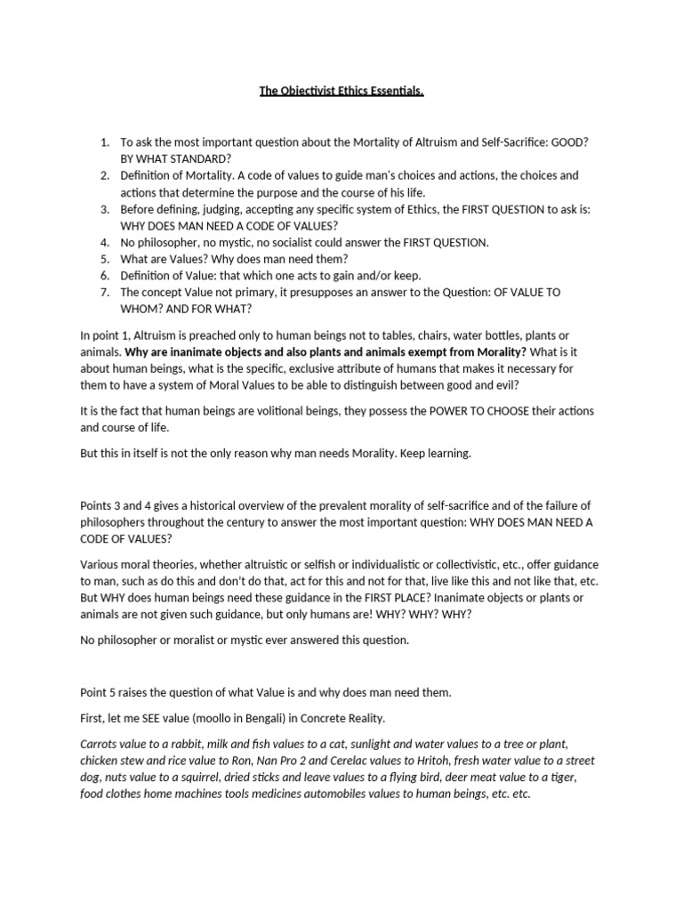 My Ethics Learning 2022 | PDF | Altruism | Morality
