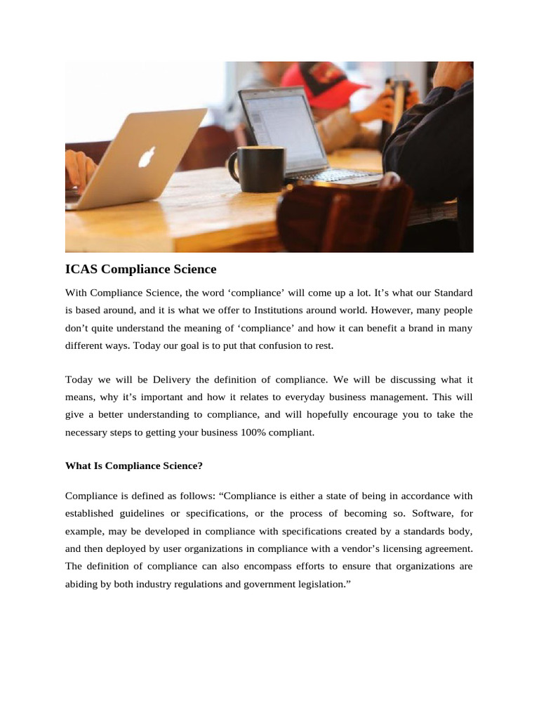 Compliance Science: Boost Brand Integrity | PDF | Regulatory Compliance ...