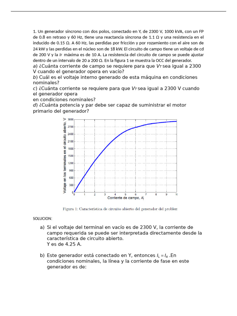 Docx | PDF | Generador eléctrico | Física Aplicada e Interdisciplinaria
