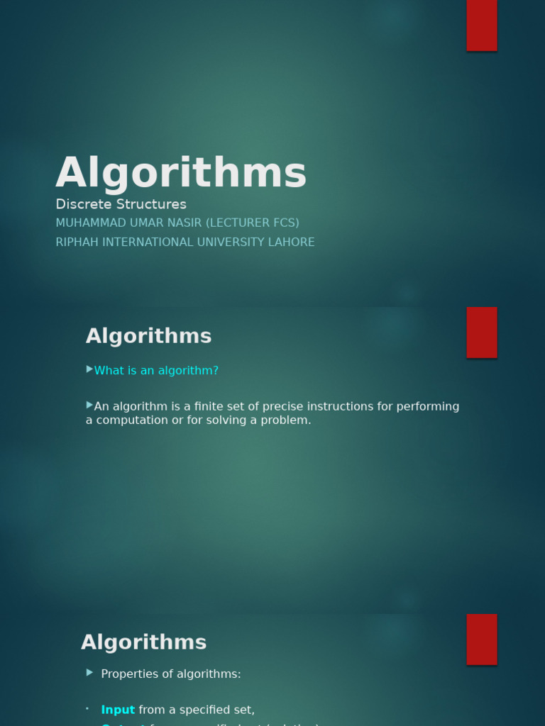 Lecture 11-12 | PDF | Algorithms | Computer Programming