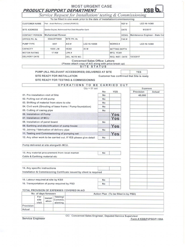 Pakarab Refinery LEZ 16 14368 | PDF