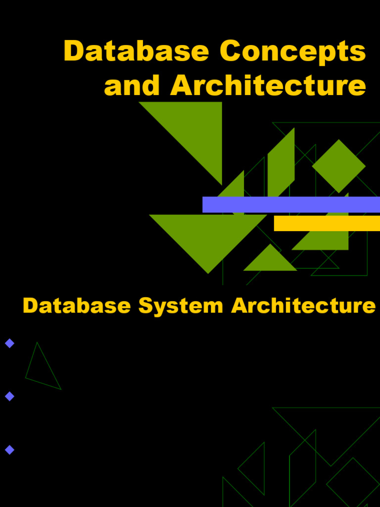 Architecture | PDF | Databases | Database Schema