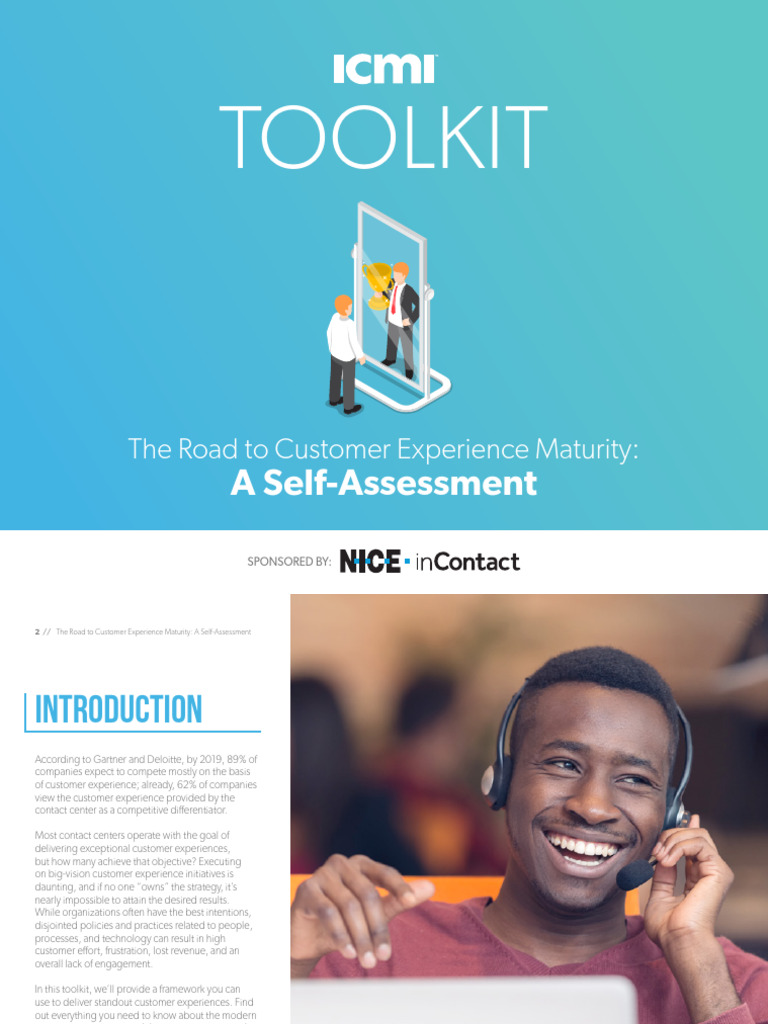 Customer Experience Maturity Assessment | PDF | Goal | Customer Experience