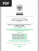 Public Service Act 13 of 1995-Regulations 1995-211 | PDF | Trade Union ...