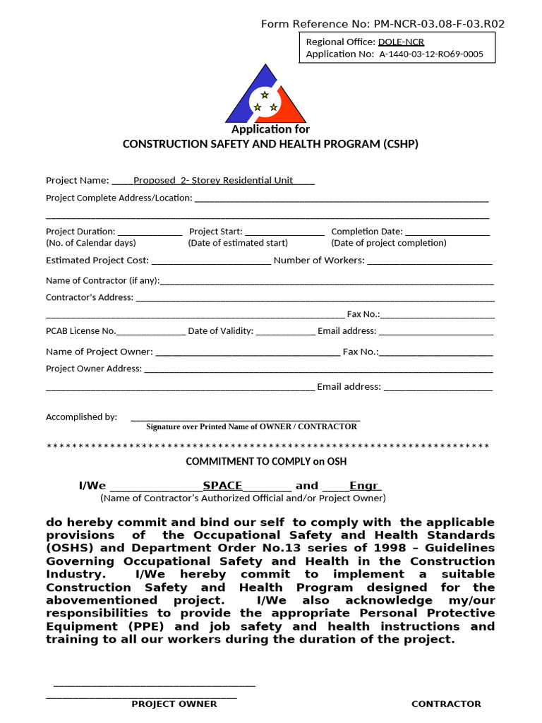 Construction Safety and Health Program | PDF | Occupational Safety And ...