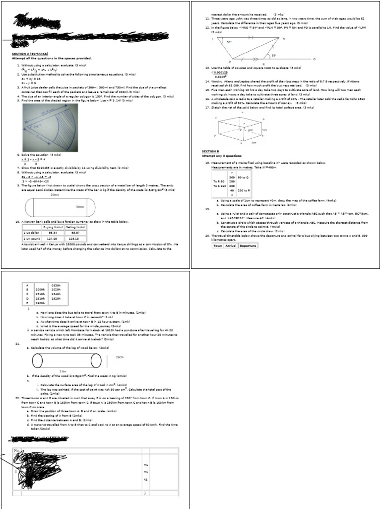 Maths Work | PDF | Teaching Methods & Materials