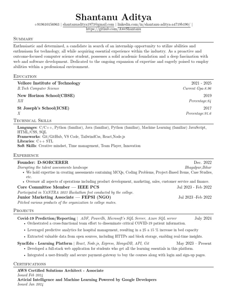 Tech Engineer Resume Template | PDF | Computing | Software Engineering