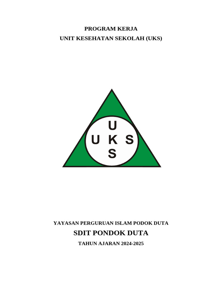 Program Kerja UKS 2024-2025 | PDF | Sains & Matematika