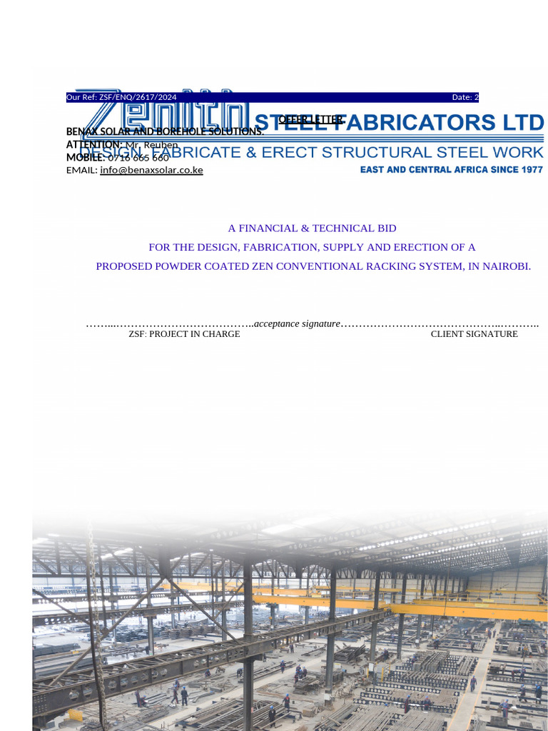 Benax Solar and Borehole Solutions Quote Letter (V2.2a) 2617 2024 Light ...