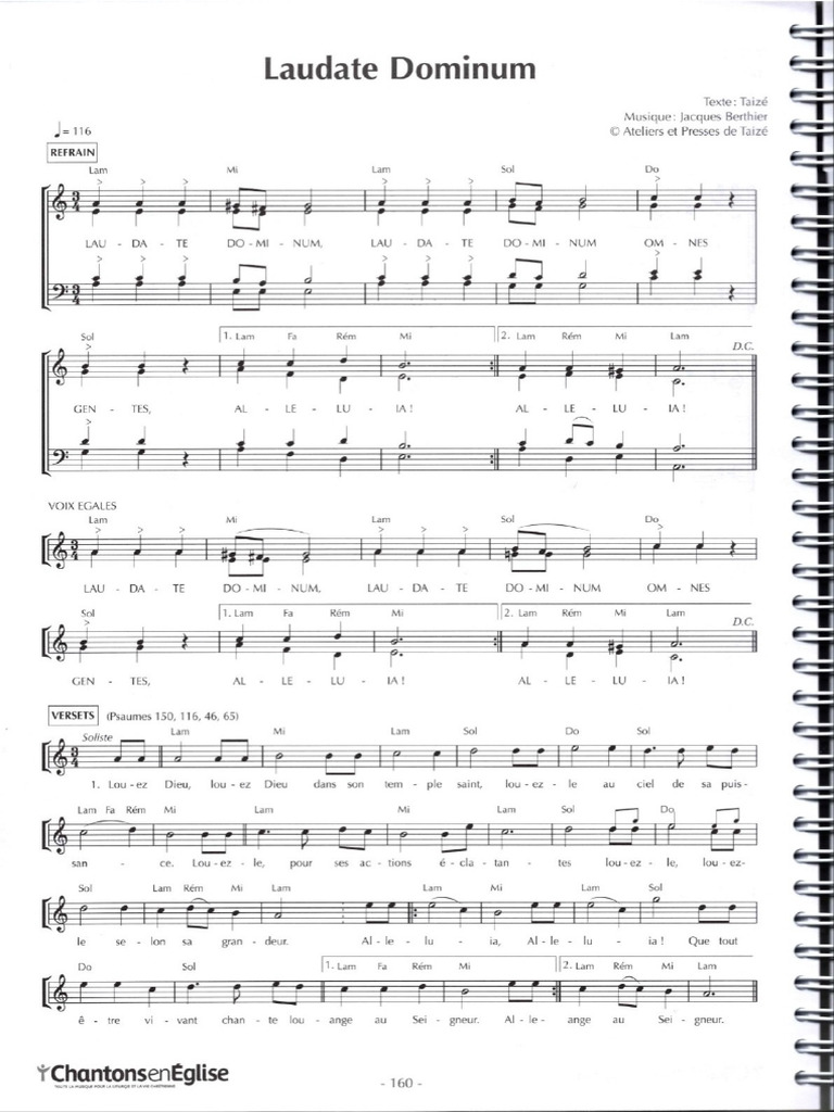 Laudate Dominum Version Complète | PDF