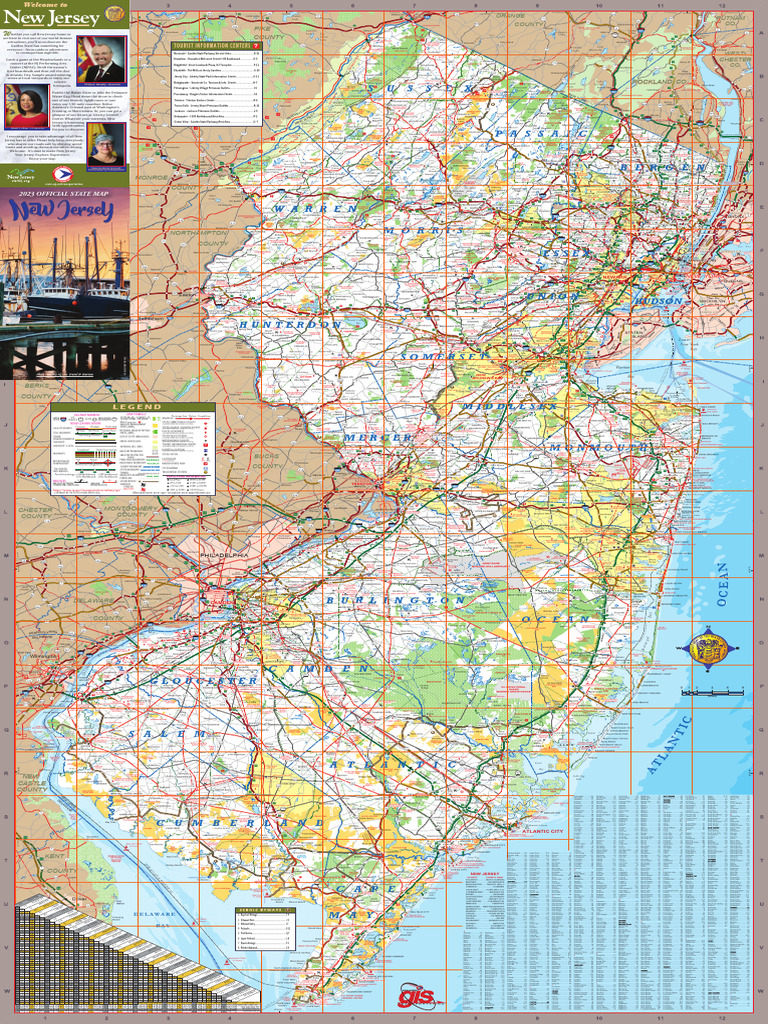 NJDOT State Map Front LR | PDF