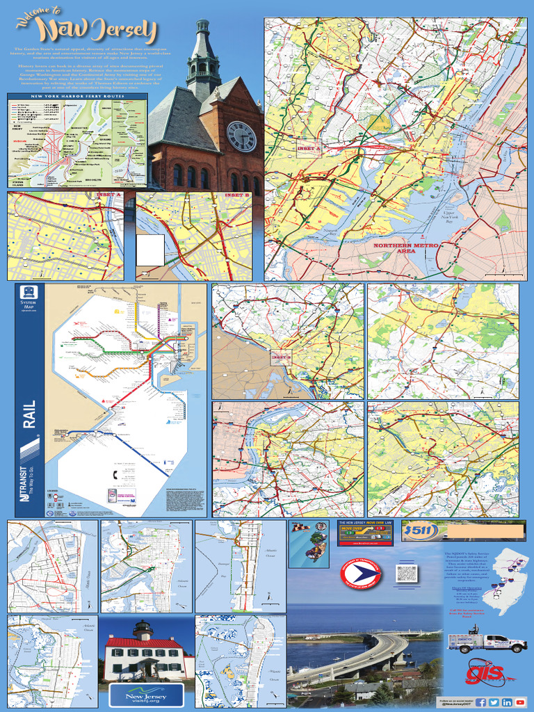 NJDOT State Map Back | PDF