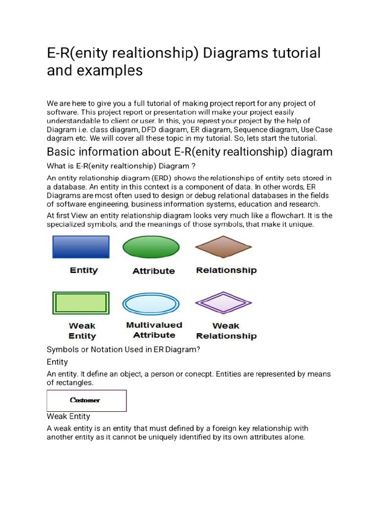 ER Diagram | PDF