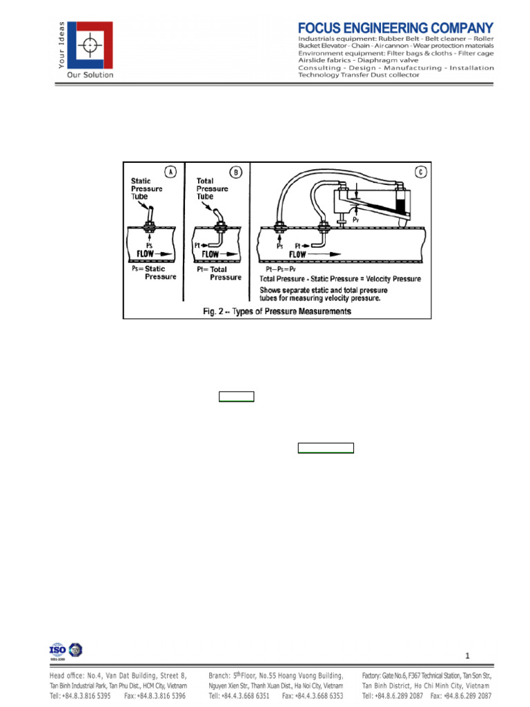 Calculating Air Velocity From Velocity Pressure | PDF | Pressure ...