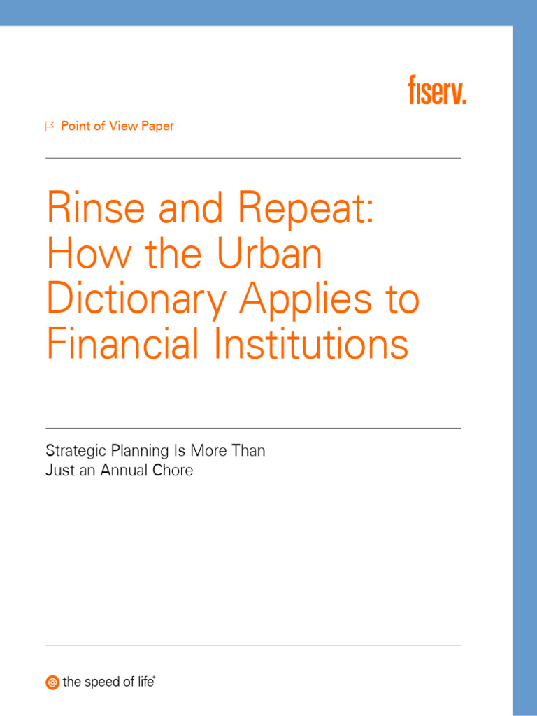 How The Urban Dictionary Applies To Financial Institutions Pov Paper ...
