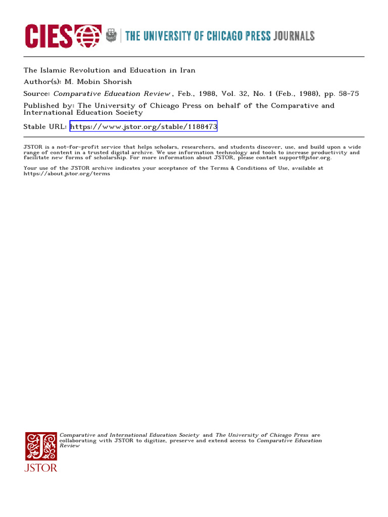 Shorish IslamicRevolutionEducation 1988 | PDF | Prophets And Messengers ...