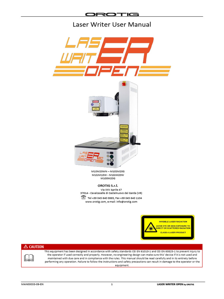 Orotig Manual Calibration p19 | PDF