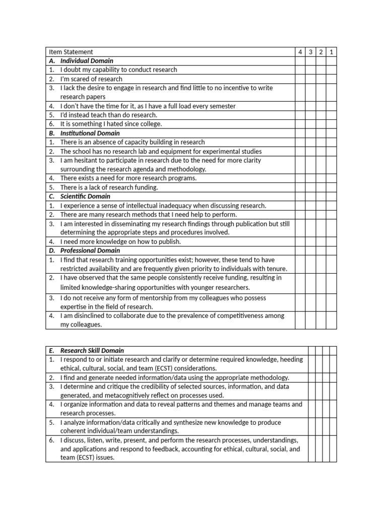 Questionnaire_STAR | PDF | Methodology | Information