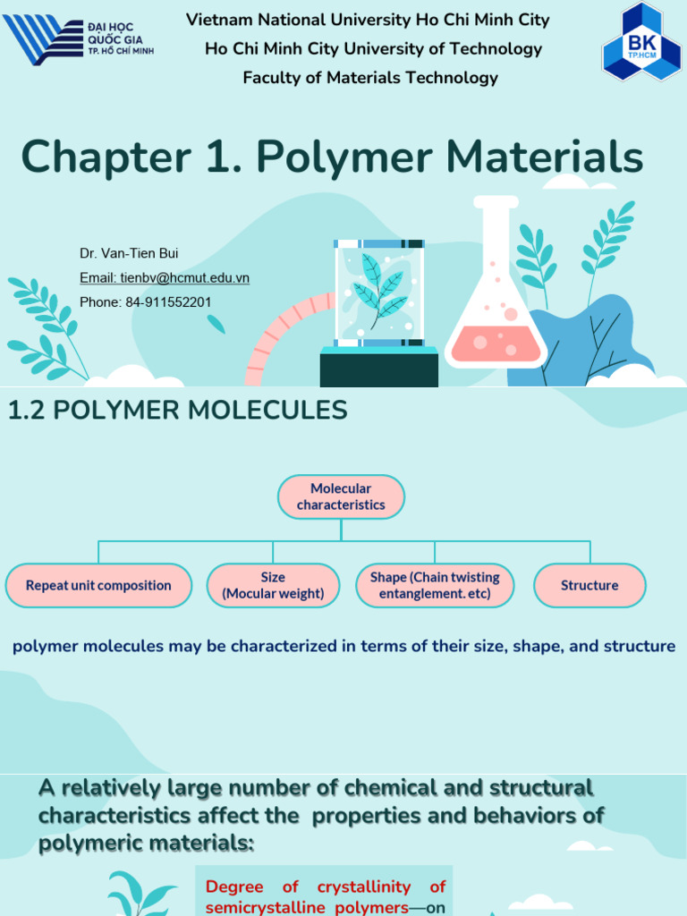 Characteristics of Polymer Structure | PDF | Polymers | Isomer