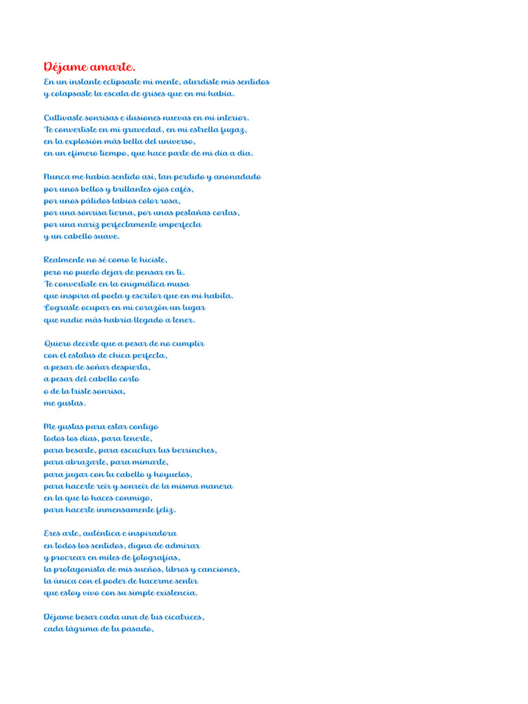 Déjame Amarte | PDF