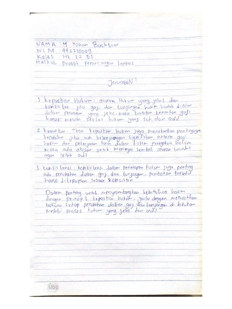 Tugas Yohan Pertemuan 5 | PDF