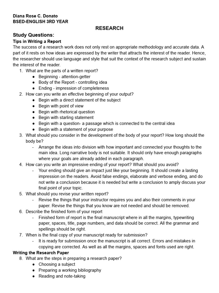 Research Activity | PDF | Questionnaire | Human Communication