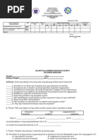 Esp 6 Quarter 1 Performance Task | PDF