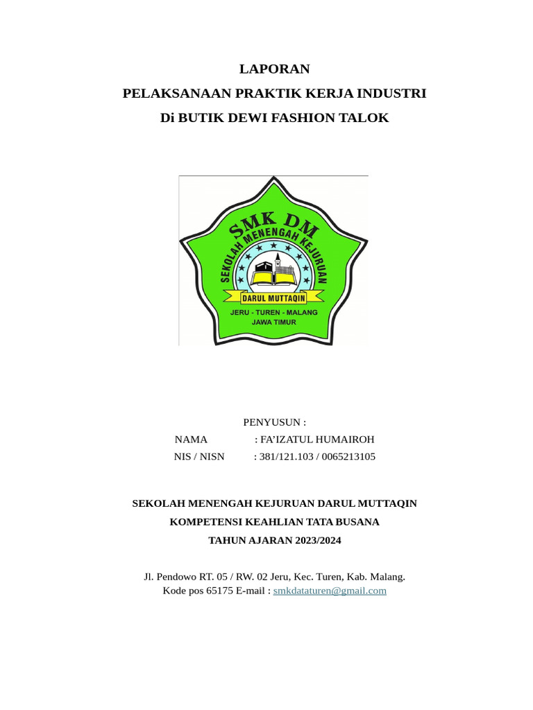 Faiza Humairoh-Revisi01 | PDF