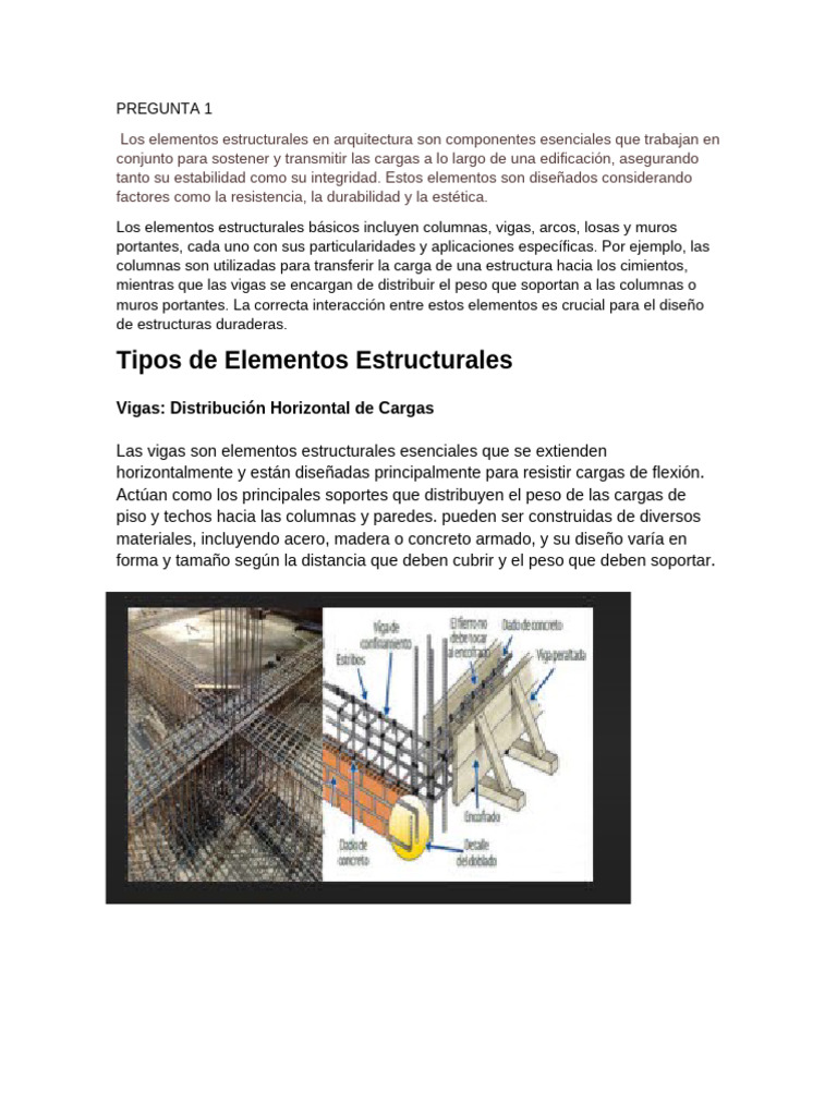 Estructuras T1 | PDF | pared | Hormigón