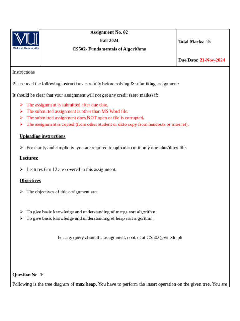 Fall 2024 - CS502 - 2 | PDF