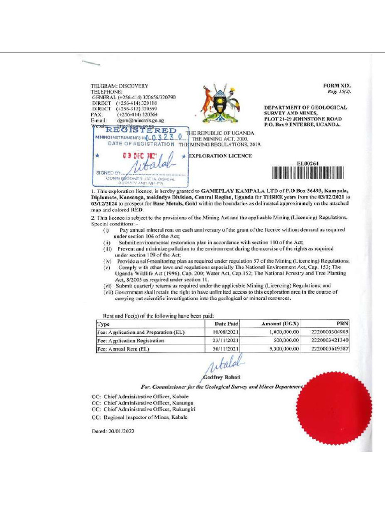 Export Licence | PDF