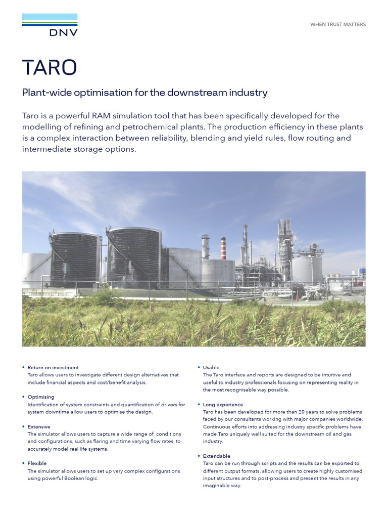 Taro Flier | PDF | Reliability Engineering | Simulation