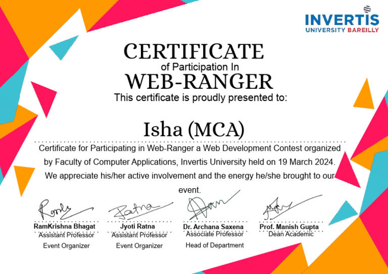 Web Ranger Cer | PDF | Technology & Engineering