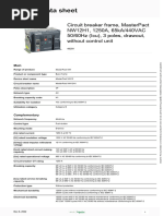 Product Data Sheet: Circuit Breaker Masterpact NW40H2 - 4000 A - 3 ...
