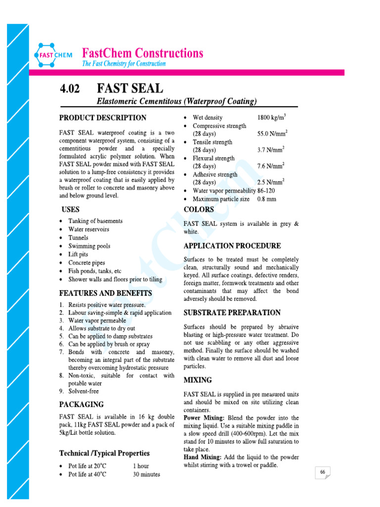 4.02 Fast-Seal | PDF