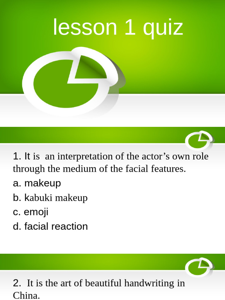 Lesson 1 2 Quiz | PDF