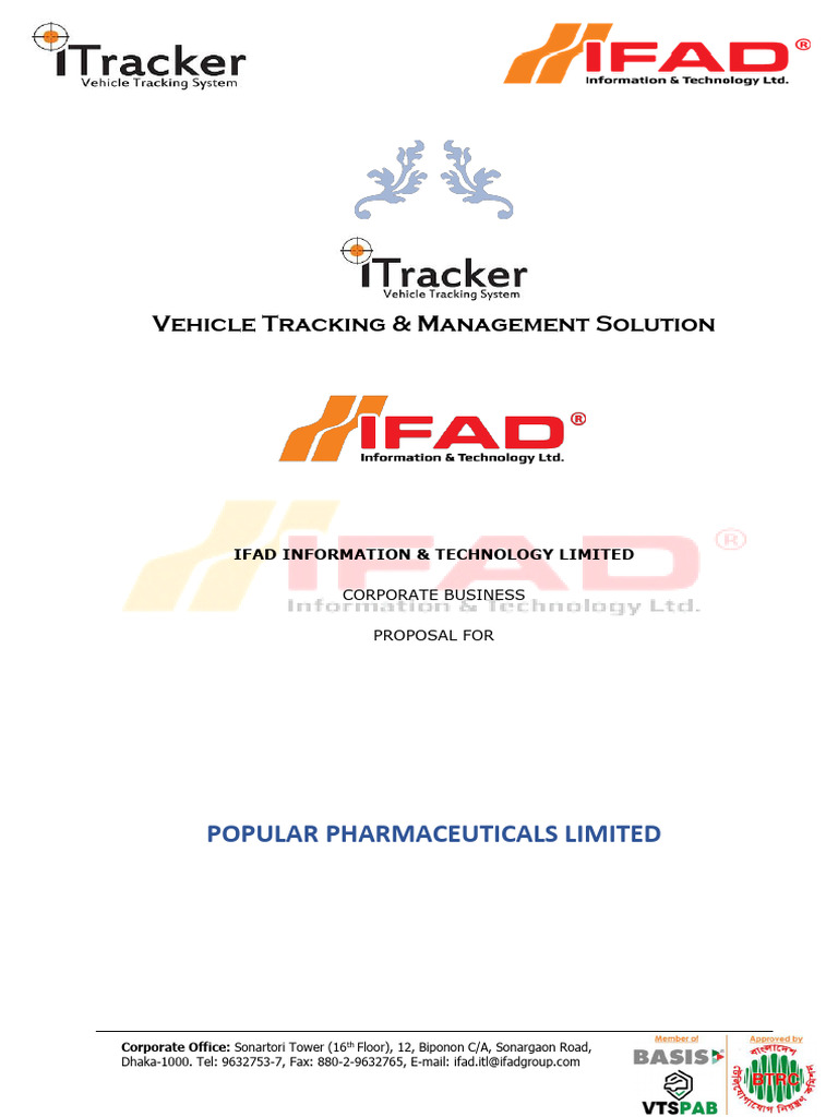 IITL Proposal For Popular Pharmaceuticals Limited. | PDF | Business ...