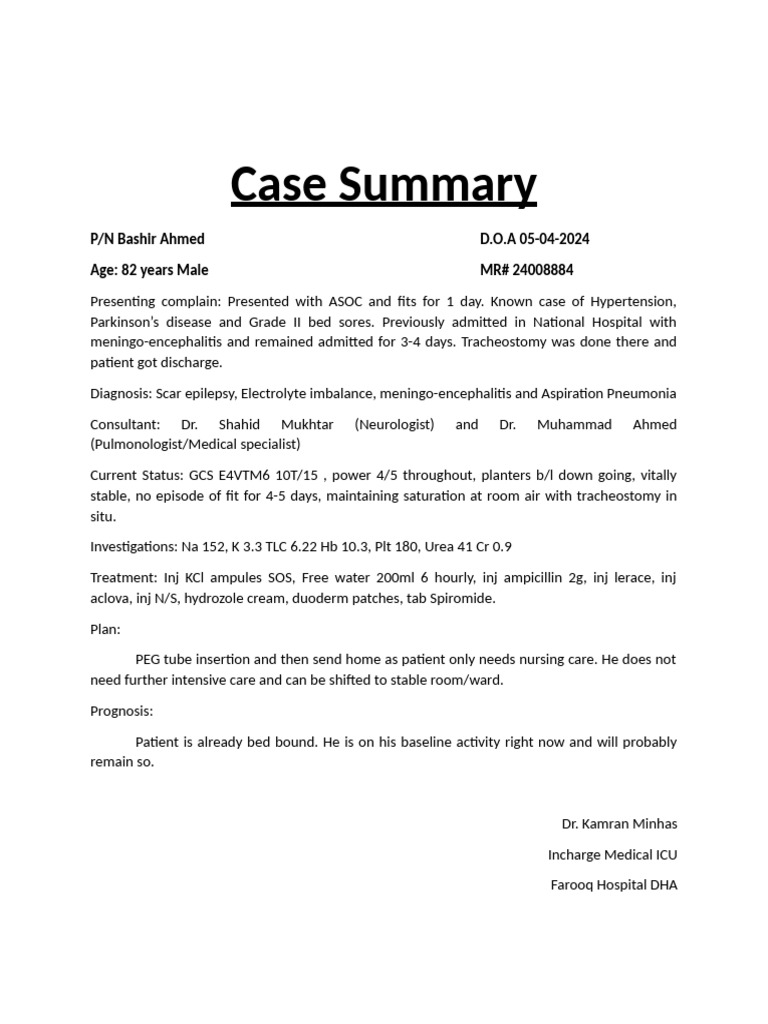 Case Summary Bashir | PDF