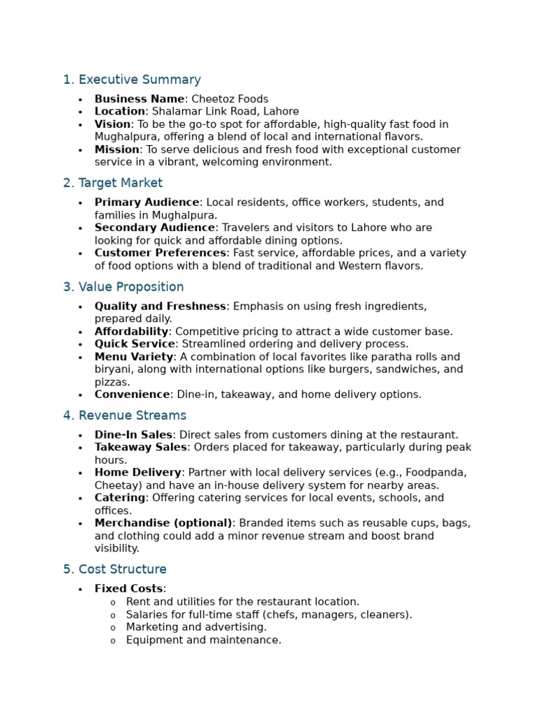 Cheetoz Foods: Fast Food in Lahore | PDF | Fast Food | Marketing