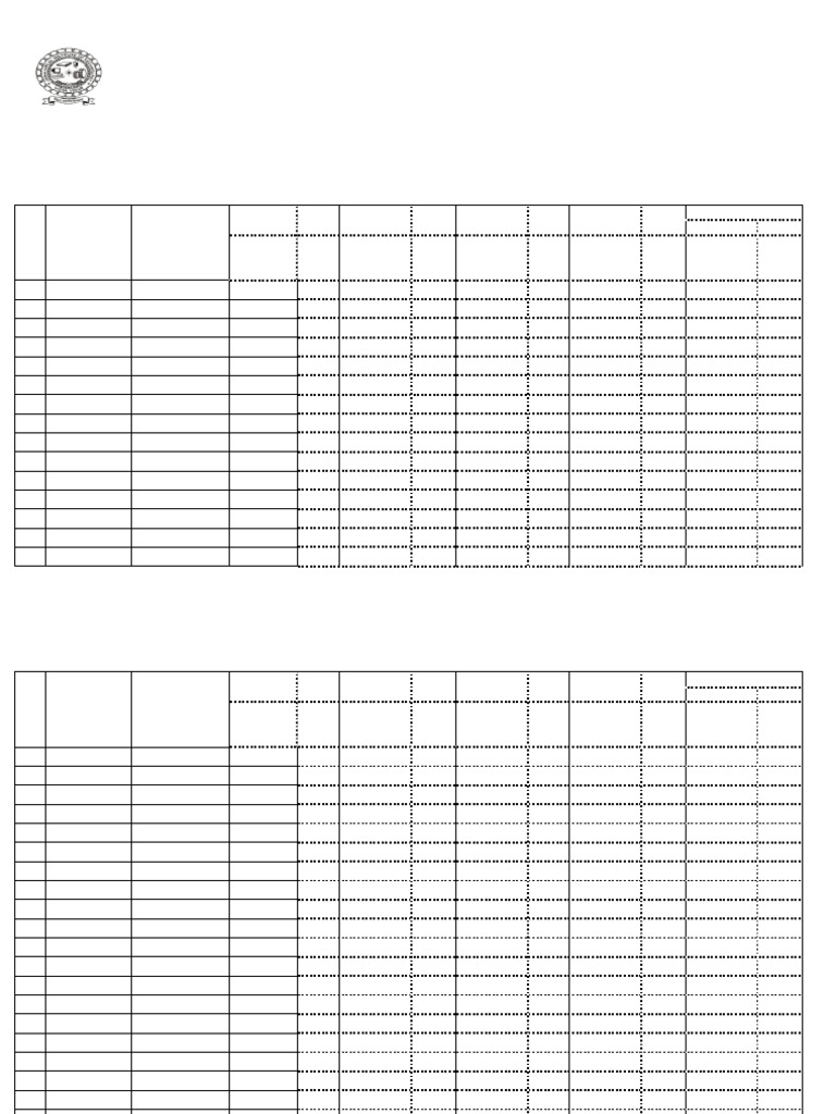 CS-D 2yr Se Sessional Marks | PDF