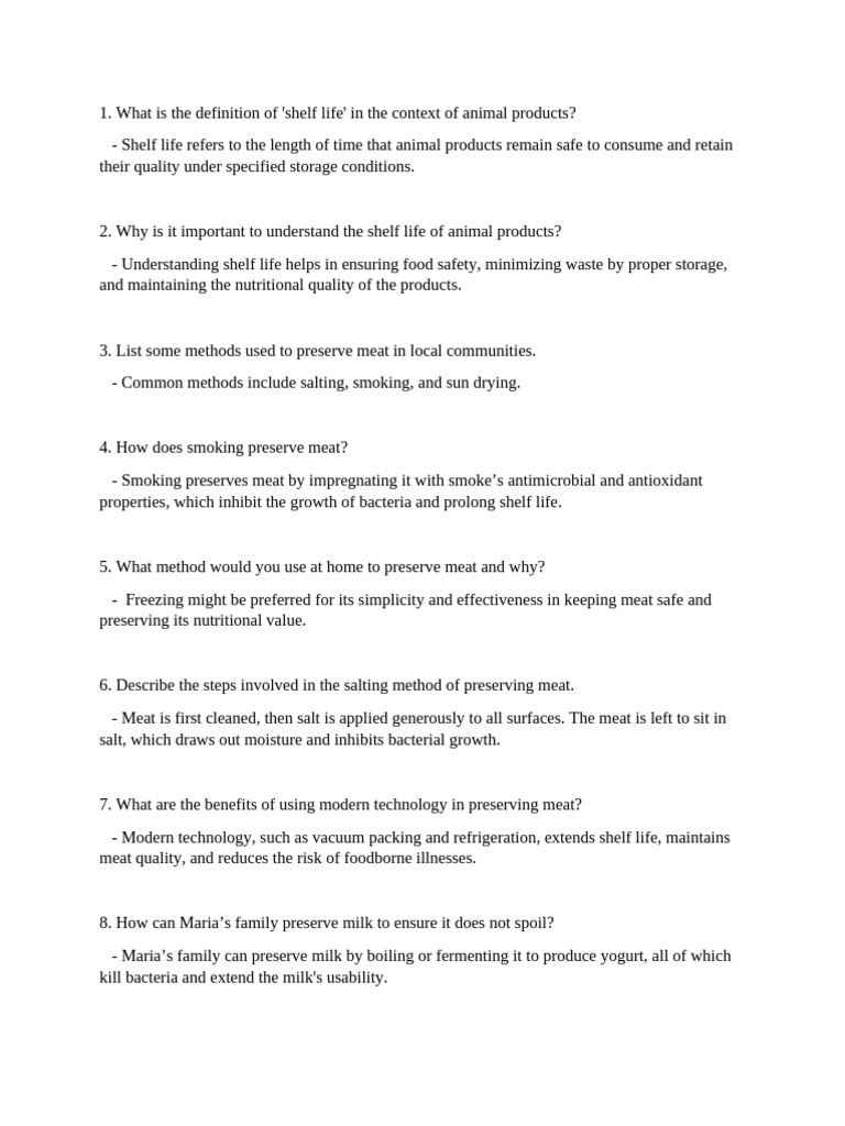 Animal Production Topical Questions and Answers Grade 8 Agriculture and ...