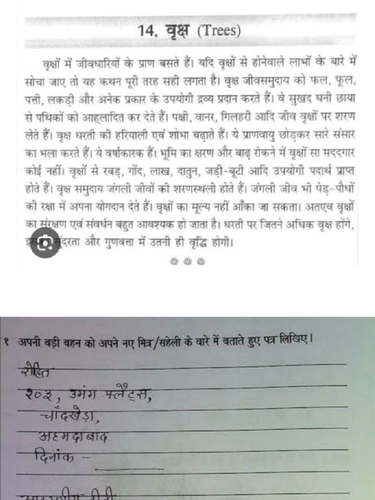 Hindi Assignment For 7A&B | PDF