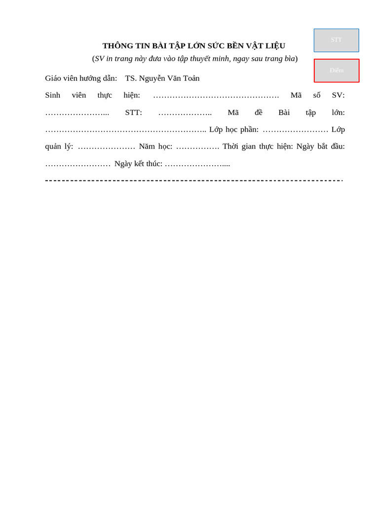 1 Huong Dan BTL SBVL - 2024 - Toan | PDF