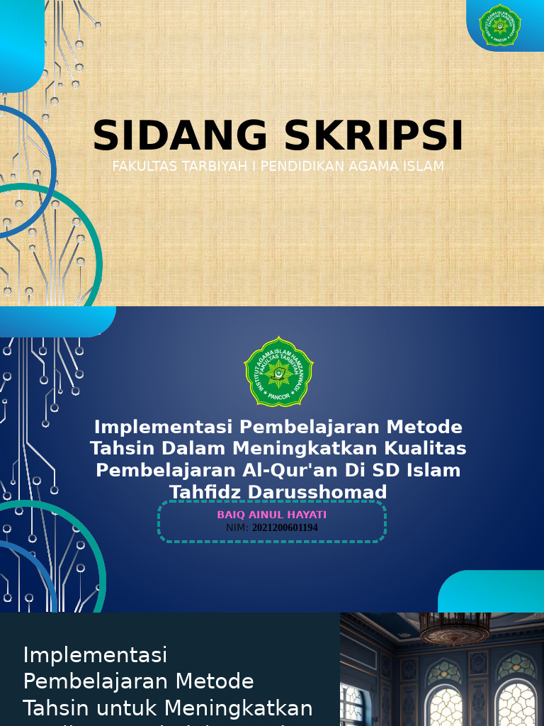 Implementasi Pembelajaran Metode Tahsin Untuk Meningkatkan Kualitas ...