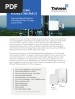 Tarana G1 BN Installation Manual | PDF | Ip Address | Port (Computer Networking)