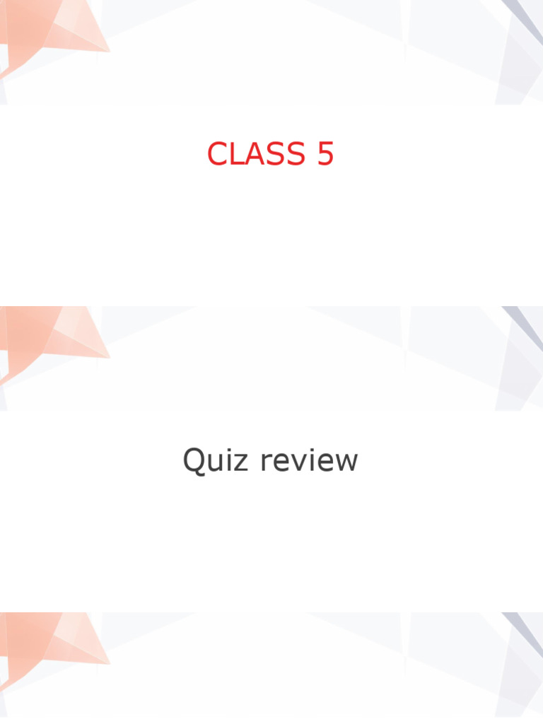 MIC323 - Class 5 | PDF | Computers